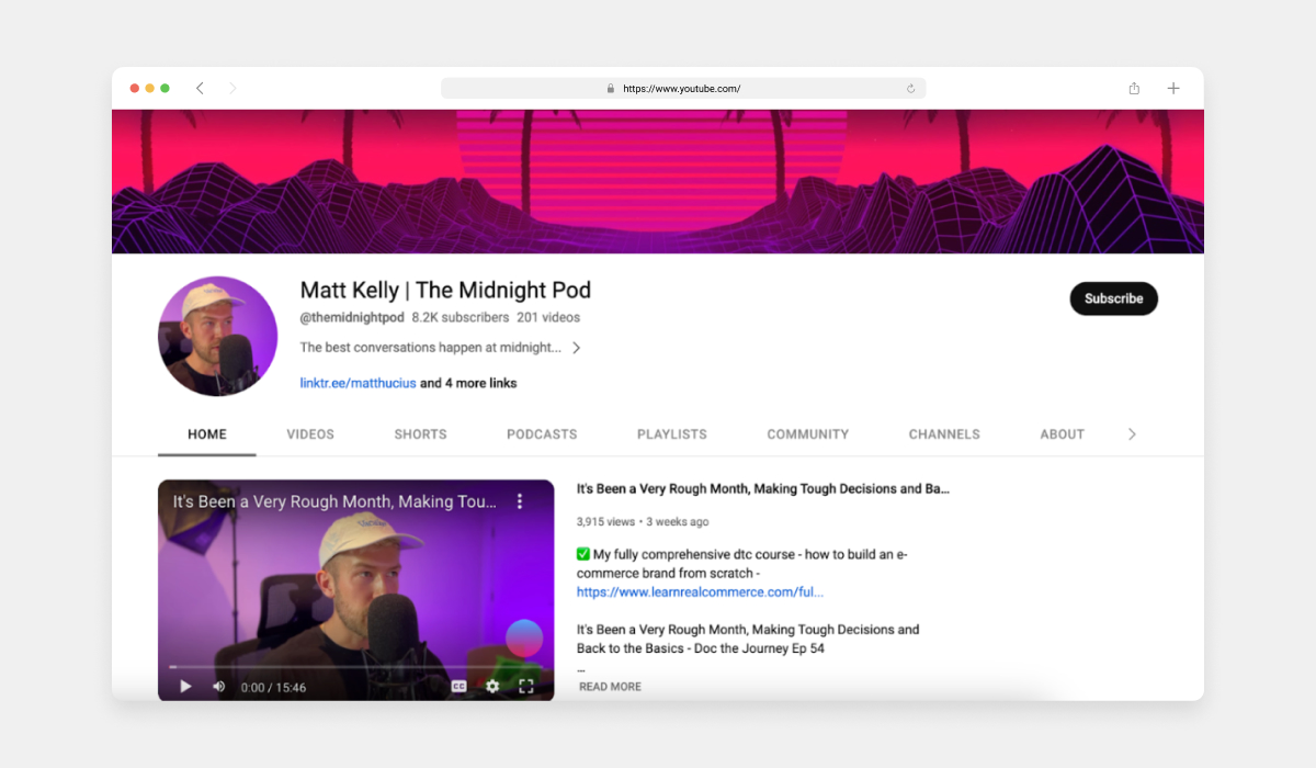 Best ecommerce YouTube Channels for 2023 / Grinteq